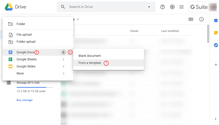How to add a Template to Google Docs - Caffeine Interactive